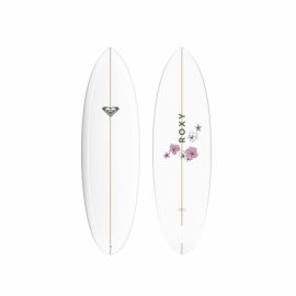 Tabla Surf Roxy Egg 6'6 45,3L Blanco Floral - Futures Mission Surf Shop