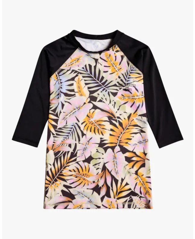 Licra Billabong Surf Capsule SS Negro Floral Mujer